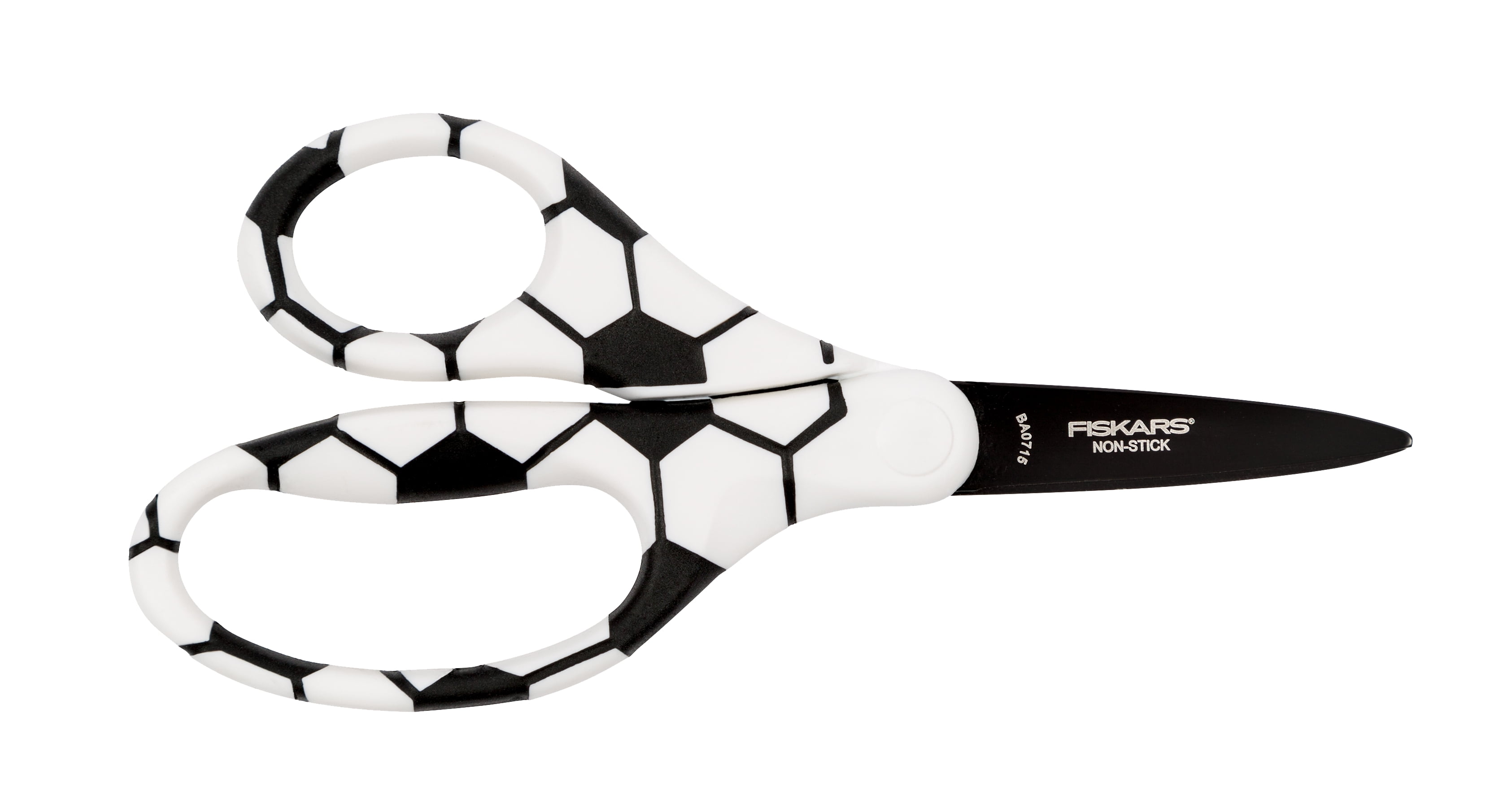 Fiskars 5" Pointed Non-Stick MVP Soccer Kids Scissors (Ages 4 ...