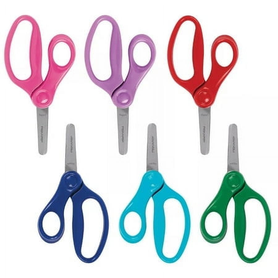 Fiskars 5pk 5" Blunt Tip Scissors - Walmart.com