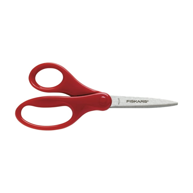 Fiskars 7 Inch Student Scissors, Red - Walmart.com