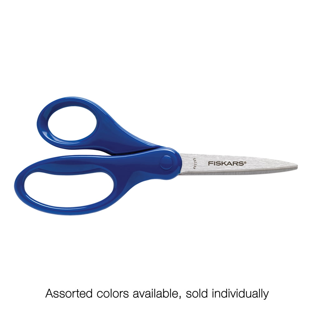 Fiskars Brand 7" Student Scissors - Blue, Ideal for Left-Handed Users ...