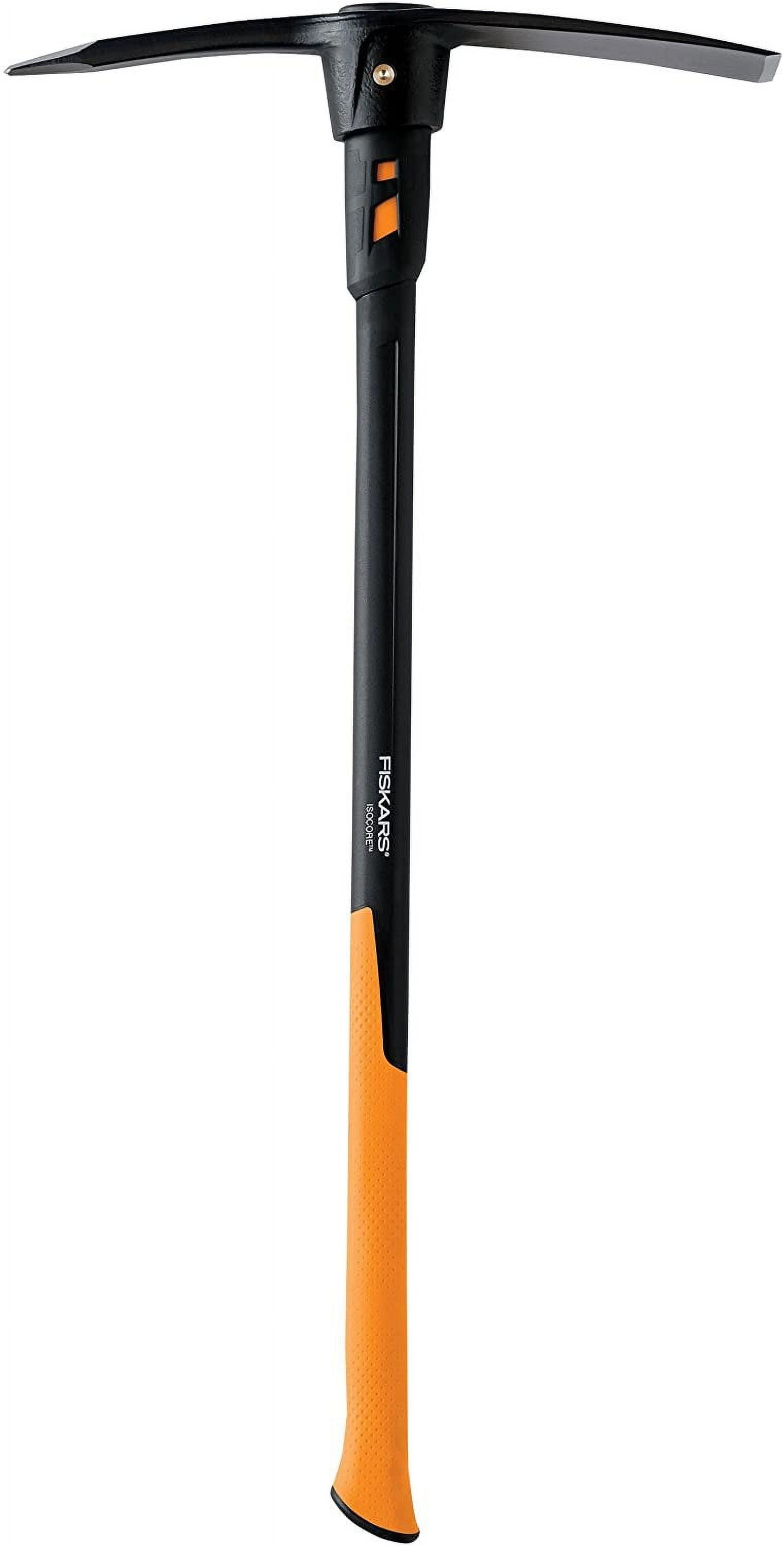 Fiskars 751210-1002 Garden IsoCore 5 lb Pick, 36 Inch, Orange/Black ...