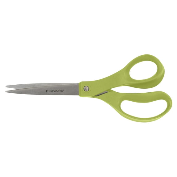 Fiskars 8" Everyday General Purpose Cutting Scissors, Green - Walmart.com