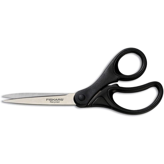 Fiskars 8 Inch Bent Recycled Scissors - Walmart.com