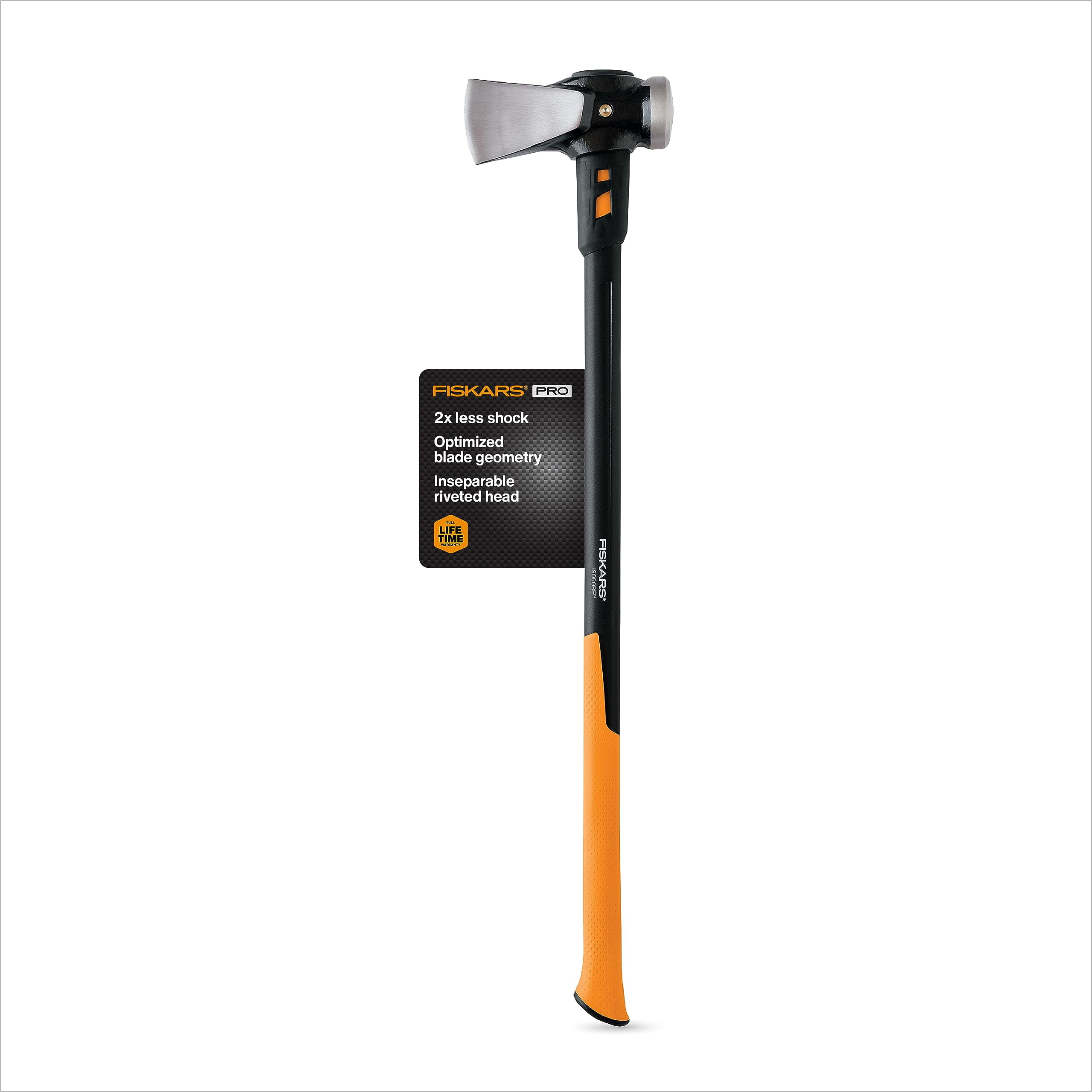 Fiskars 8 lb. Splitting Maul - 36" Shock-Absorbing, Comfort Grip Handle ...