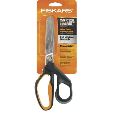 Fiskars Premier Softgrip Titanium Straight Scissors, 8 in - Walmart.com