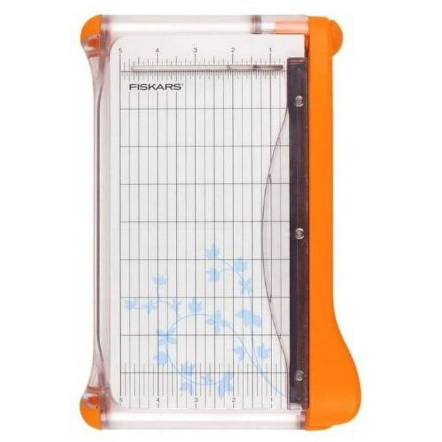 Fiskars 9 Inch Bypass Paper Trimmer (199130-1001),White - Walmart.com