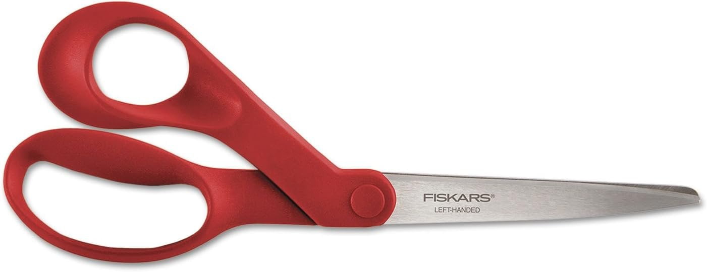 Fiskars 94507797J Our Finest Left-Hand Scissors, 8-Inch Length, 3-3/10 ...