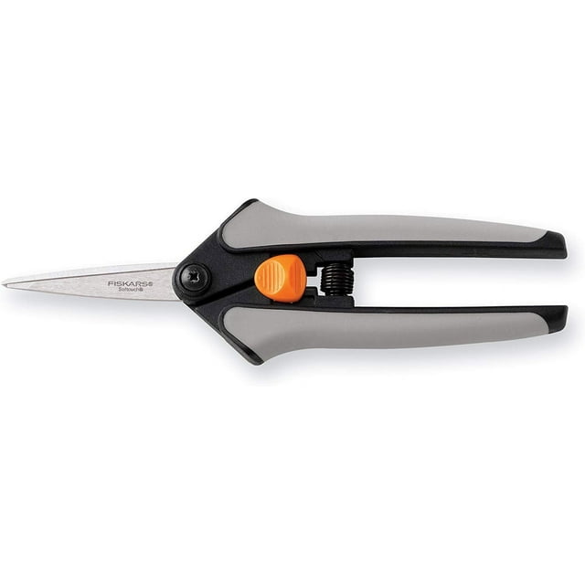 Fiskars Softouch Micro-Tip Pruner, Garden Hand Outdoor Cutter, Non ...