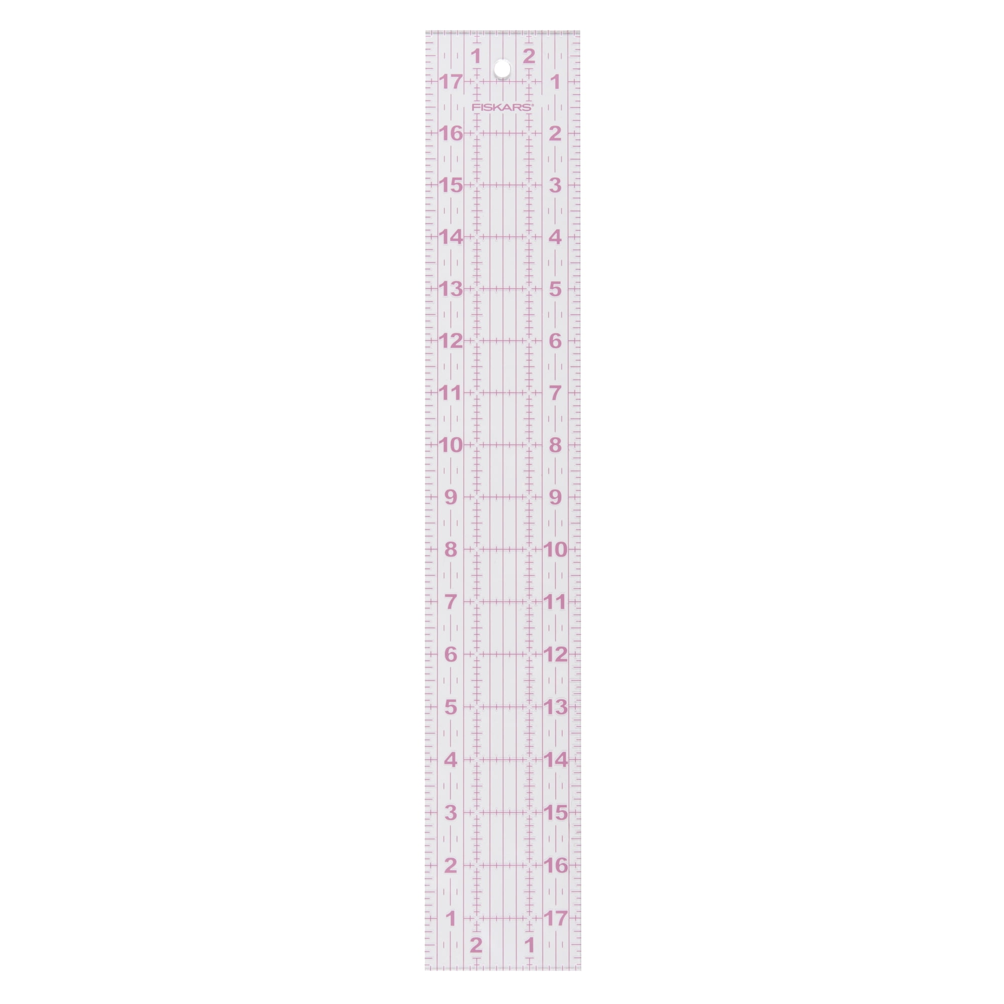Fiskars® 6" x 24" Acrylic Ruler - Cutting Guide Tool for Sewing ...