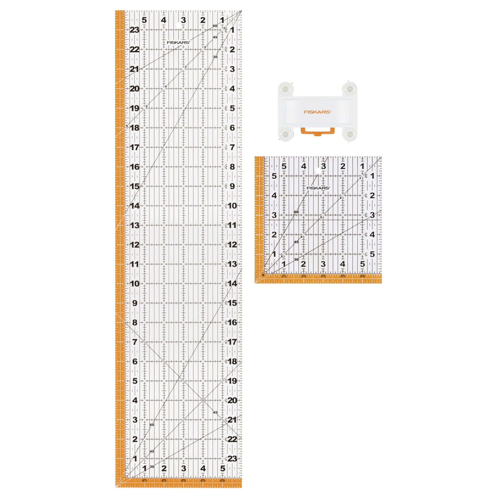 Fiskars Acrylic Ruler Connect 3Pc Set, 1 Each, 132060-1001 - Walmart.com