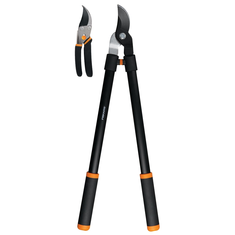 Fiskars Long Tree Branch and Bush Cutters - Bypass Lopper and Pruner ...