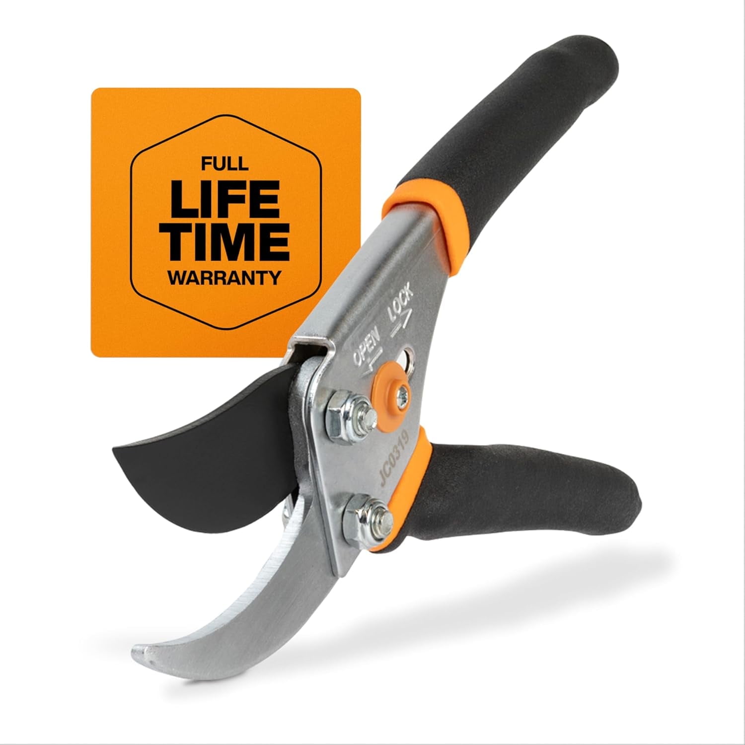 Fiskars Bypass Pruning Shears, 5/8-Inch Cut Capacity Garden Clippers ...