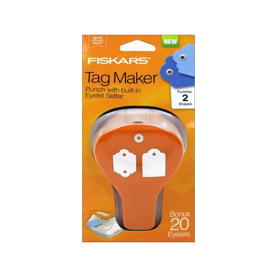 Fiskars Craft Punch Tag Maker II Standard/Scallop - Walmart.com