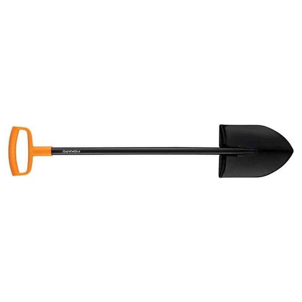 Fiskars D-Handle Digging Shovel, Steel Head Garden Shovel Tool, Black/Orange - Walmart.com