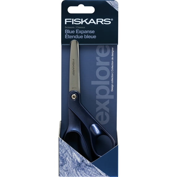 Fiskars Explore 8" Fabric/Craft Scissors, Blue Expanse - Walmart.com