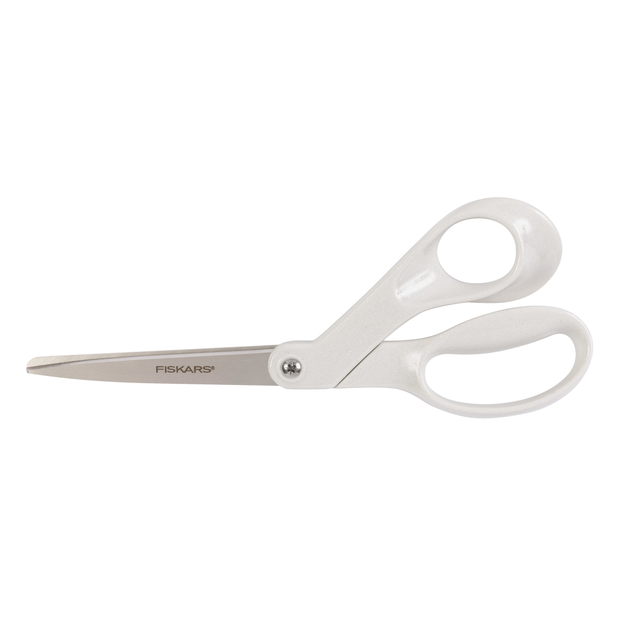 Fiskars Glitter Scissors, 8 inch, White, Everyday Use Scissors, All ...