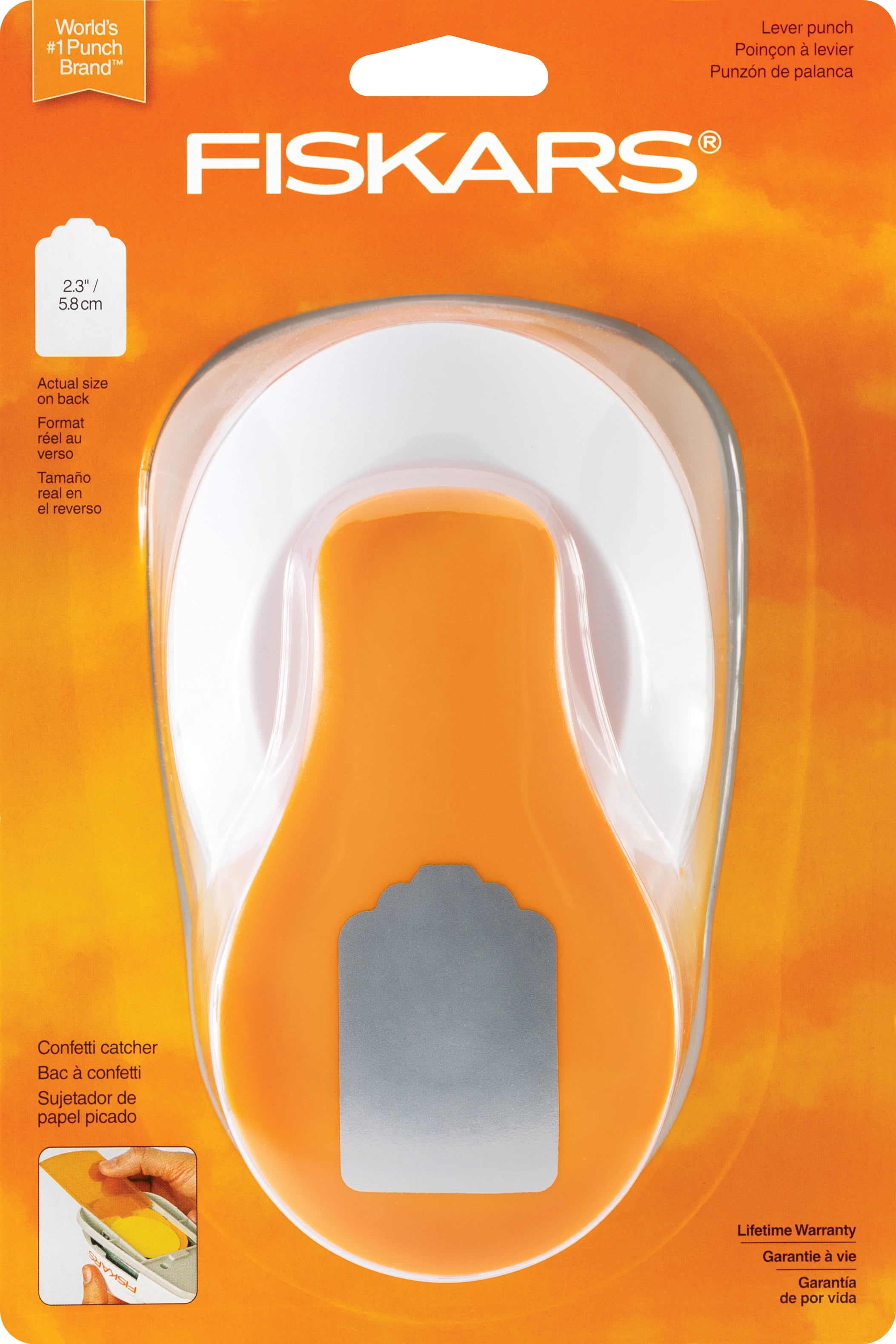 Fiskars Lever Punch - XXL Tag - Walmart.com