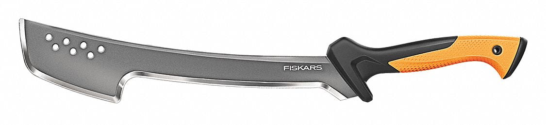 Fiskars Machete Axe - 18" Curved Blade with Nylon Sheath, Orange/Black, 1 Count - Walmart.com