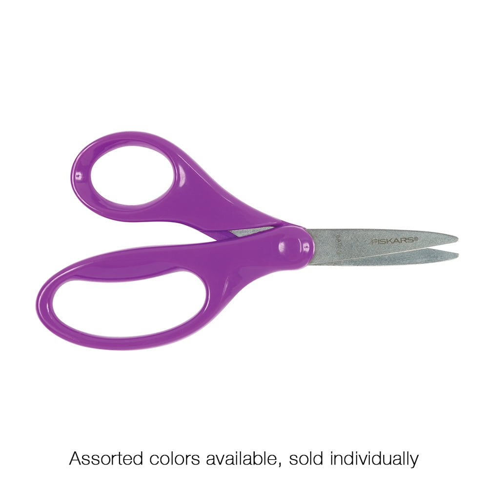 Fiskars Pointed-tip Kids Scissors (5 in.) - Purple - Walmart.com