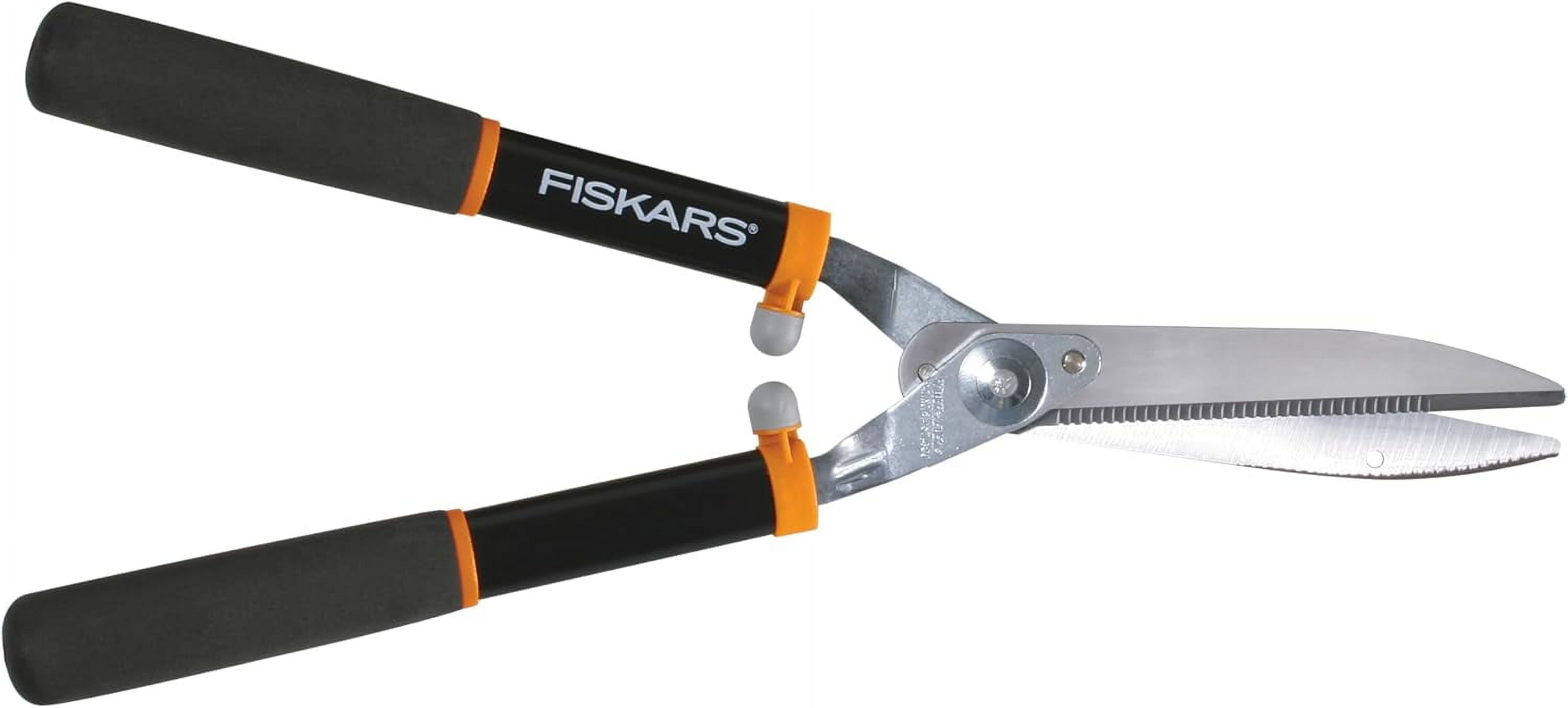 Fiskars Power Lever Hedge Shears 8" Stainless Steel Blades Sharp ...