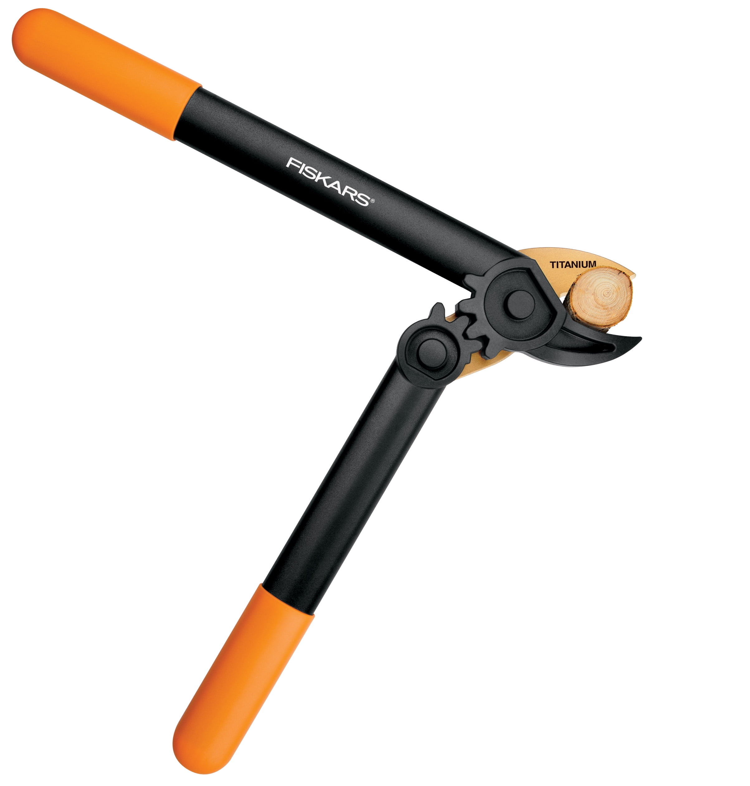 Fiskars PowerGear Titanium Lopper (15"), Compound-Action Bypass Lopper ...