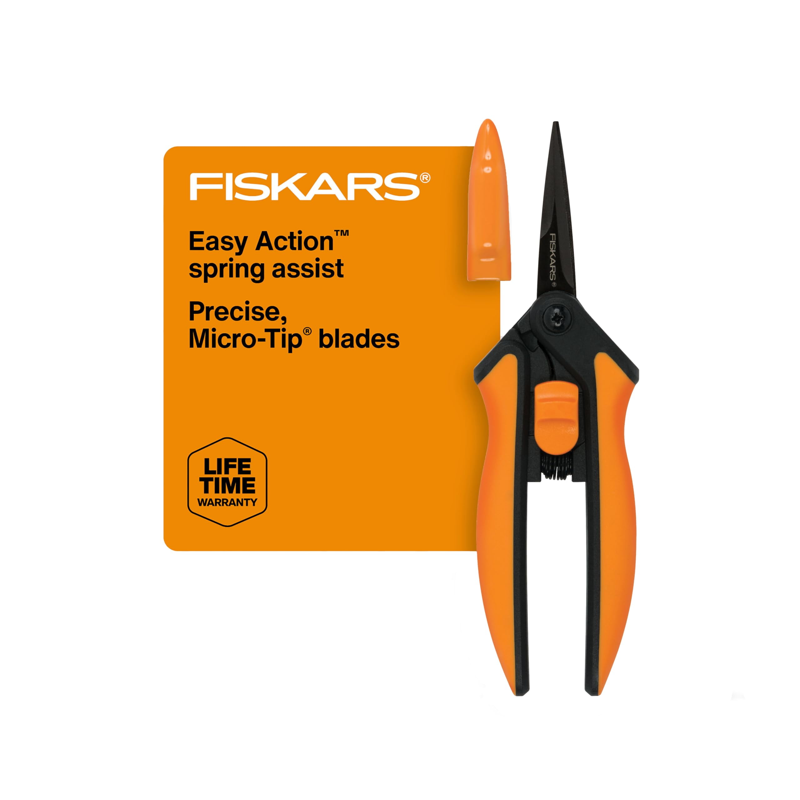 Fiskars Pruning Snips - 6" Garden Shears with Comfort Grip and Spring ...