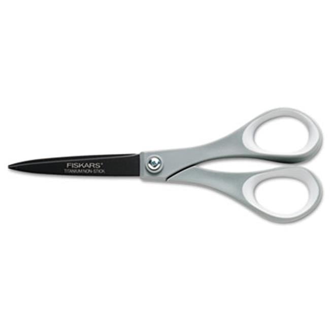 Fiskars Recycled Everyday Titanium Softgrip Scissors 7" Length Orange ...
