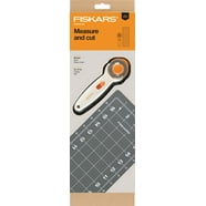 Fiskars Rotary Fabric Sewing Cutting Set, 3 Pieces, Gray - Quilting ...