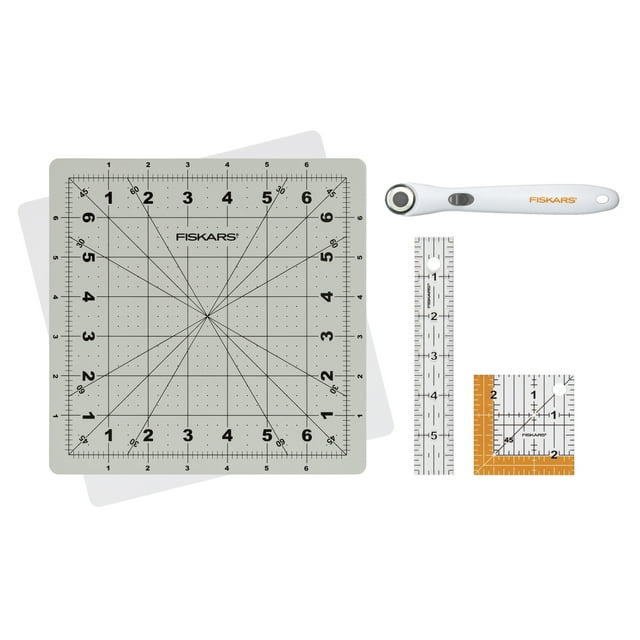 Fiskars Rotating Mat & Trim Set 8"X8" - Walmart.com