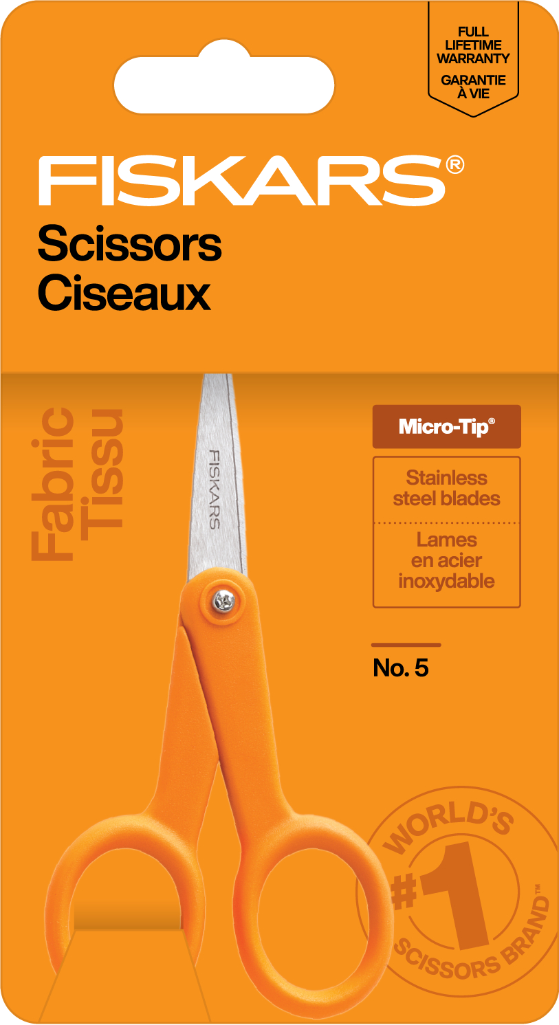 Fiskars Premier 5" Softgrip Micro-Tip Scissors - Walmart.com