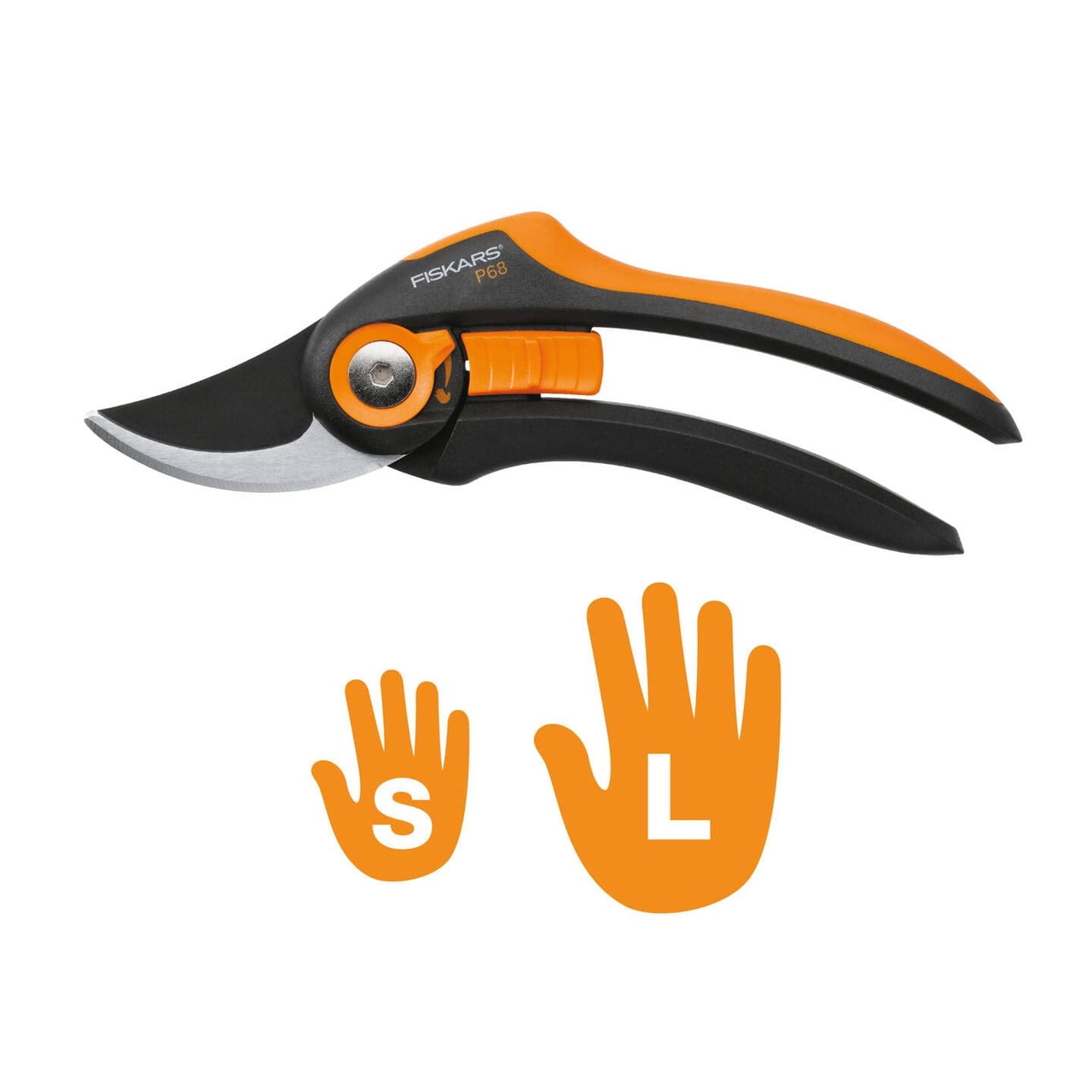 Fiskars SmartFit Pruner Bypass P68, Cutting Diameter Adjustable Up to 5 ...