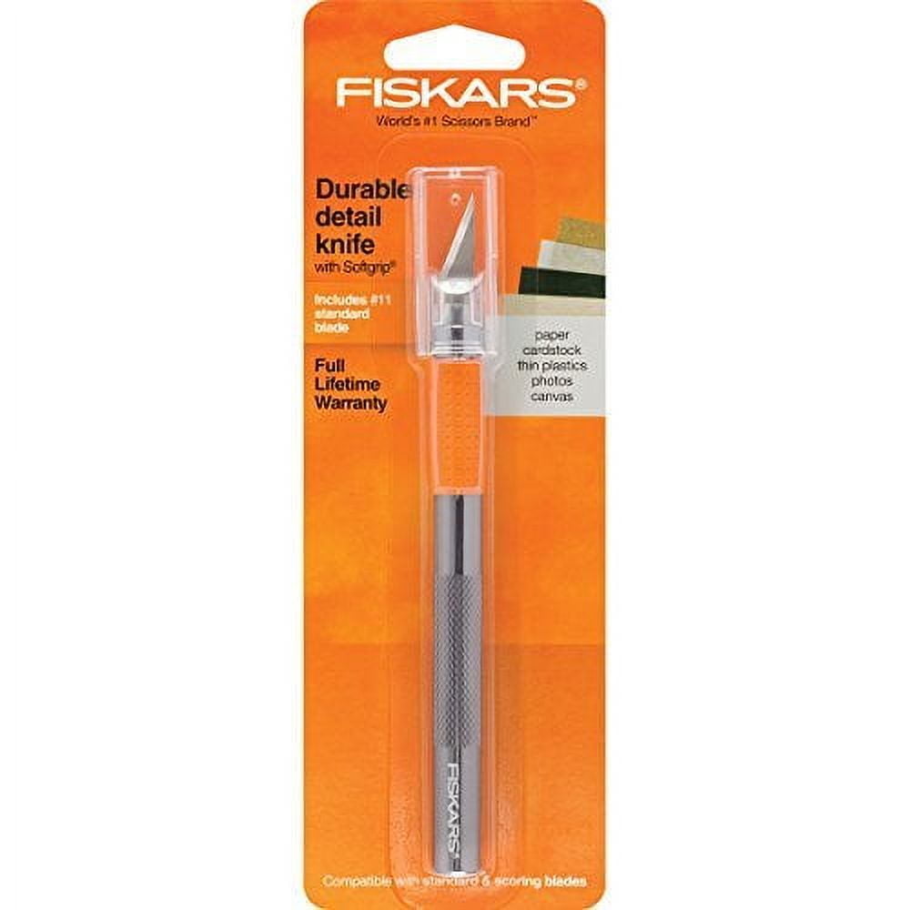Fiskars Softgrip Detail Knife - Manual Craft Knife, 6 in Blade ...