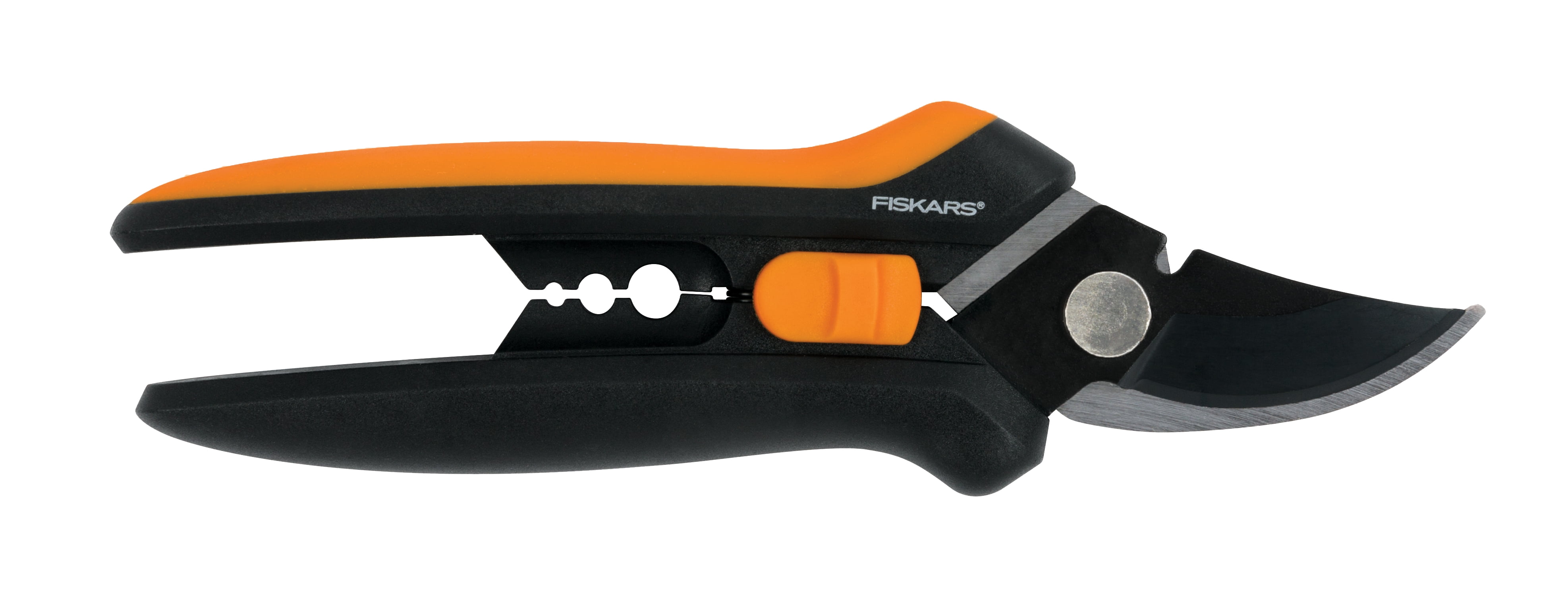 Fiskars Bypass Floral Pruning Shears, Black/Orange, 1/2" Cut - Walmart.com