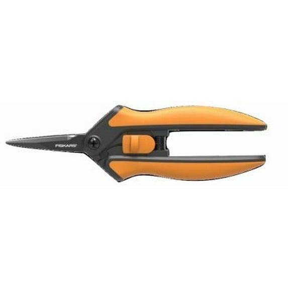Fiskars Softouch Micro-Tip Pruning Snip, Non-Coated Blades, 10" (399240-1003) - Walmart.com