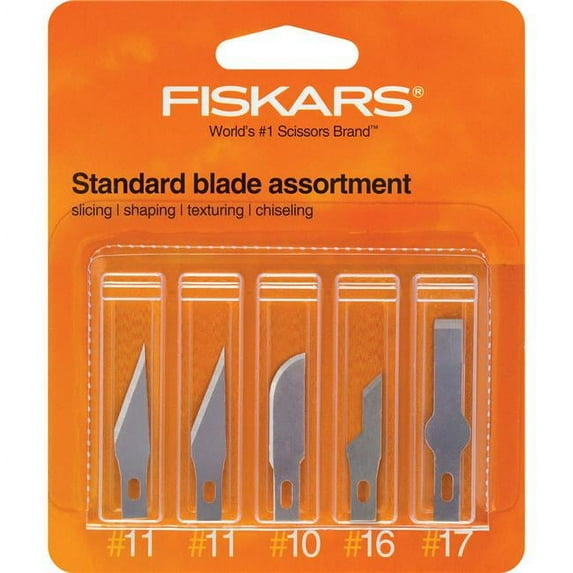 Fiskars Standard Blade Assortment 5/Pkg - Walmart.com