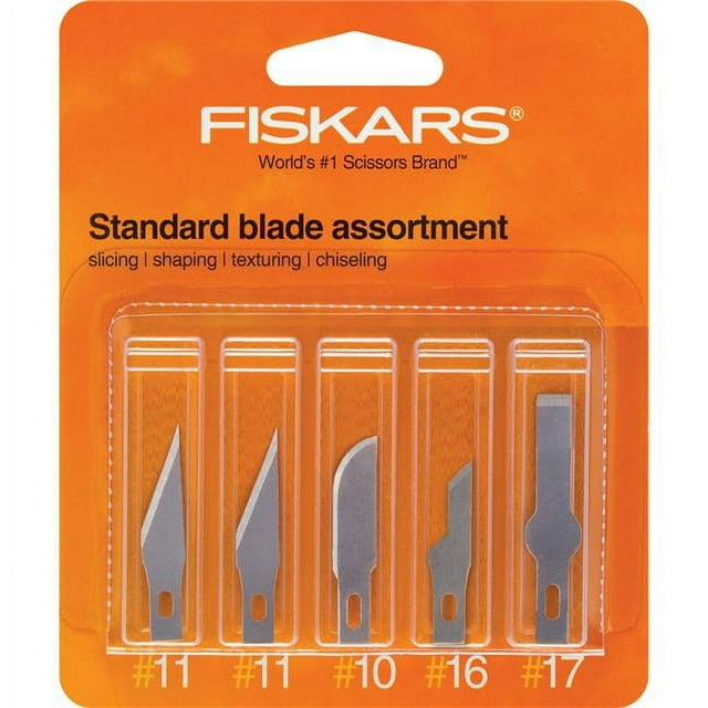 Fiskars Standard Blade Assortment 5/Pkg - Walmart.com