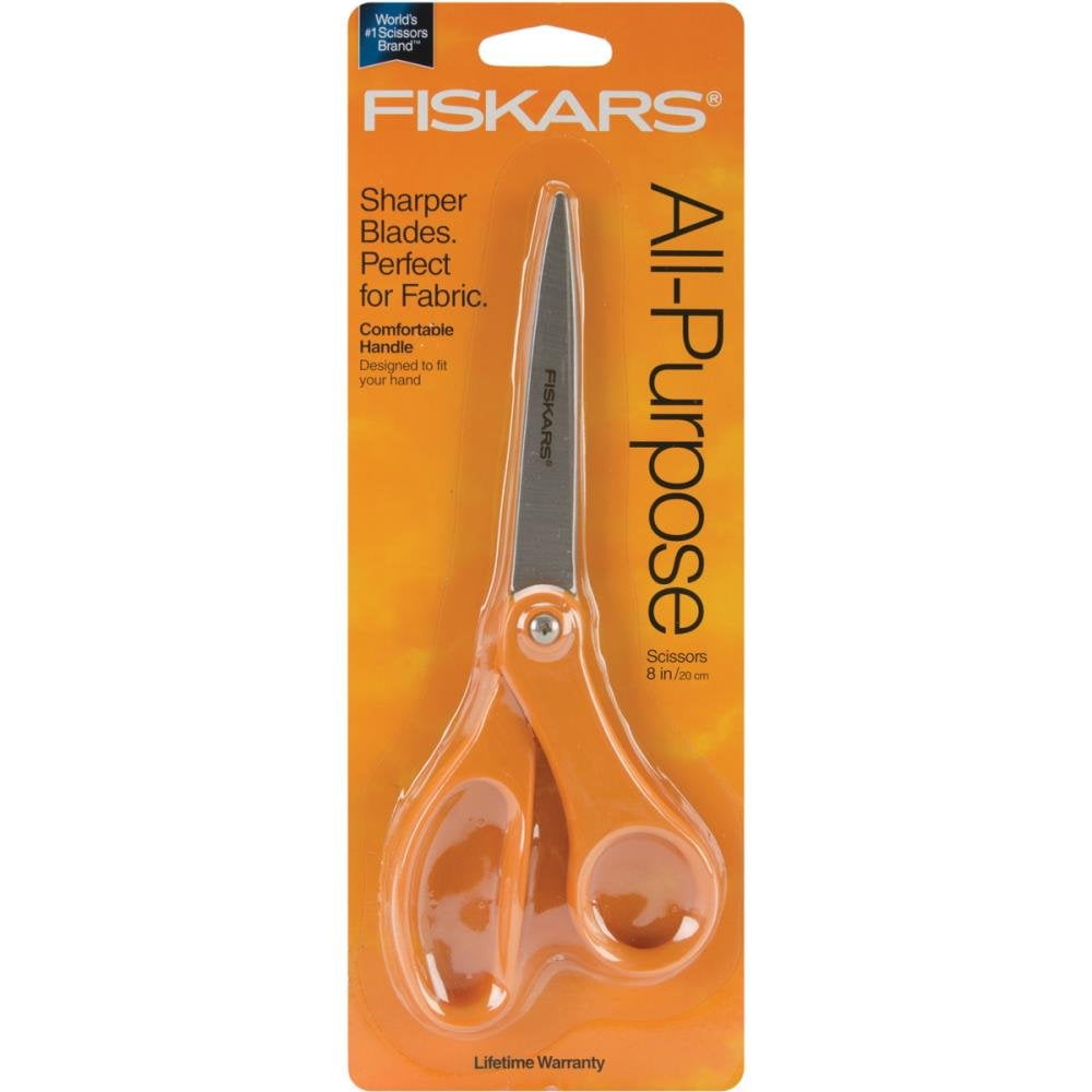 Fiskars 8 Inch Multi Purpose Scissors- 1 Pack of 1 Piece - Walmart.com