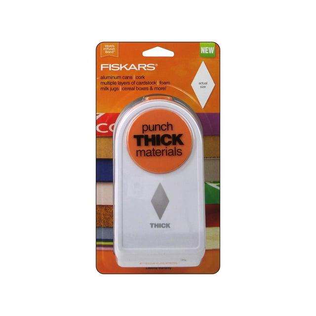 Fiskars Thick Punch 2" Diamond - Walmart.com