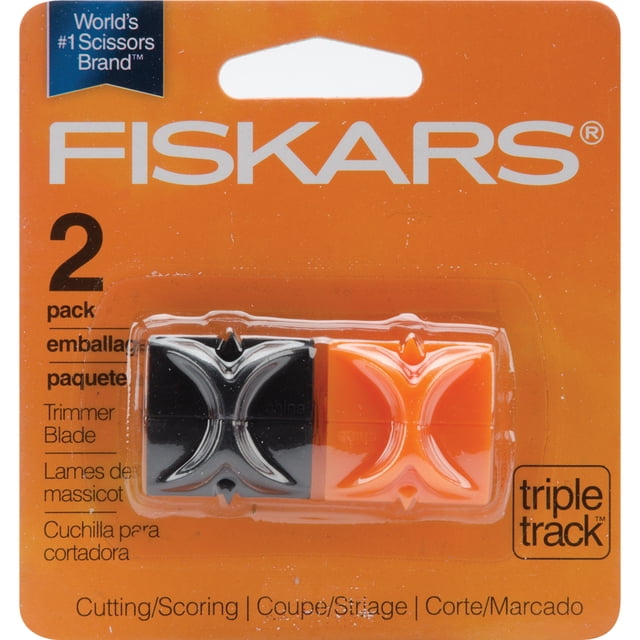Fiskars Triple Track Replacement Blades 2/Pkg-Straight & Scoring ...