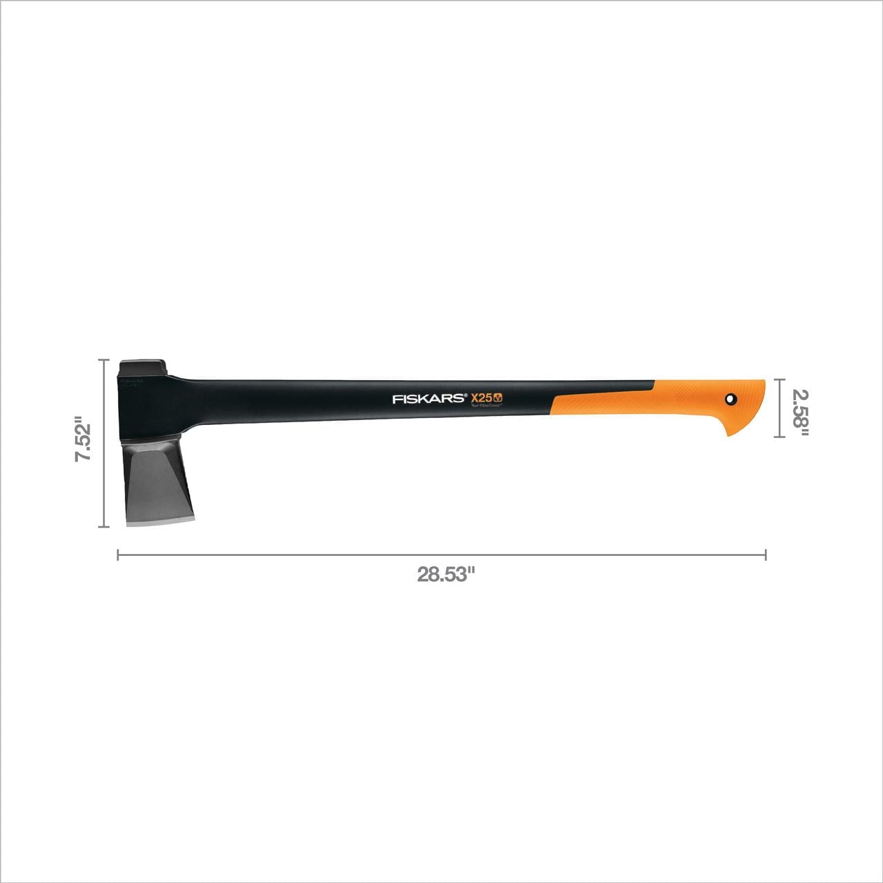 Fiskars X25 32-Inch Splitting Axe with Shock-Absorbing Handle - Walmart.com