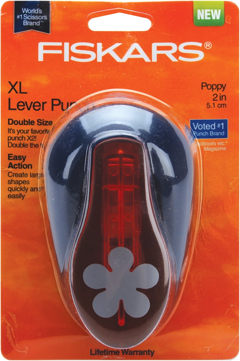 Fiskars XL Lever Punch-Burst, 2" - Walmart.com