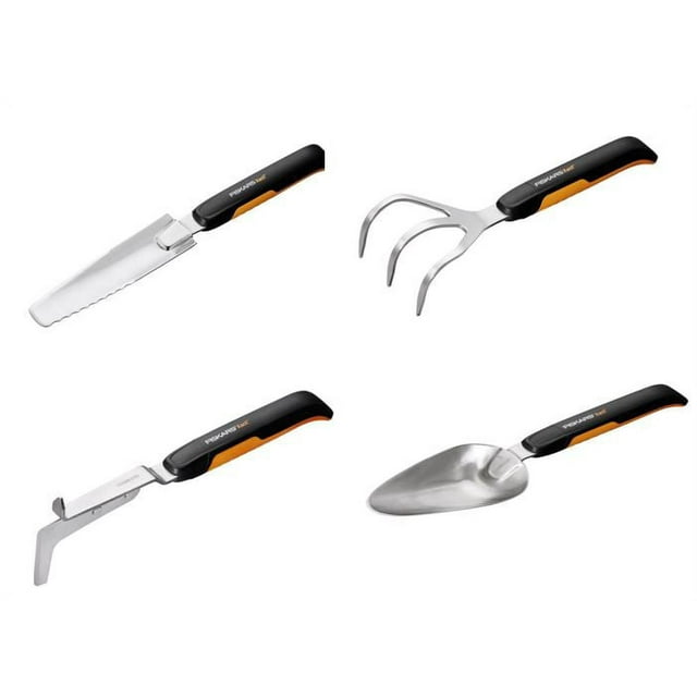 Fiskars Xact 4-Piece Garden Hand Tools Set - Walmart.com