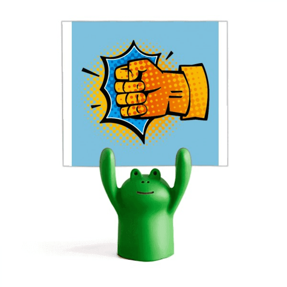 Fist Boom Cartoon Art Deco Fashion Memo Holder Cartoon Animal Frog ...