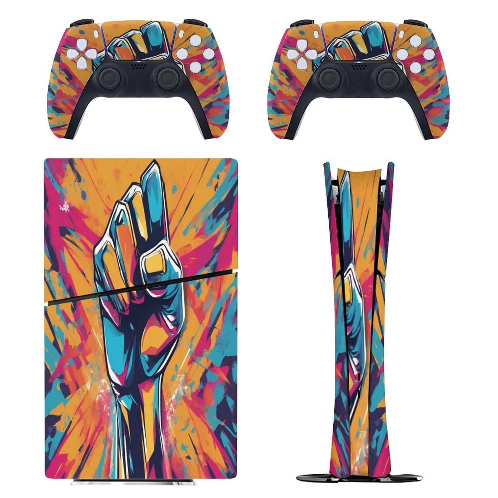 Fist, Struggle PS5/PS5 Slim Digital Disc Skin Sticker For Console And ...