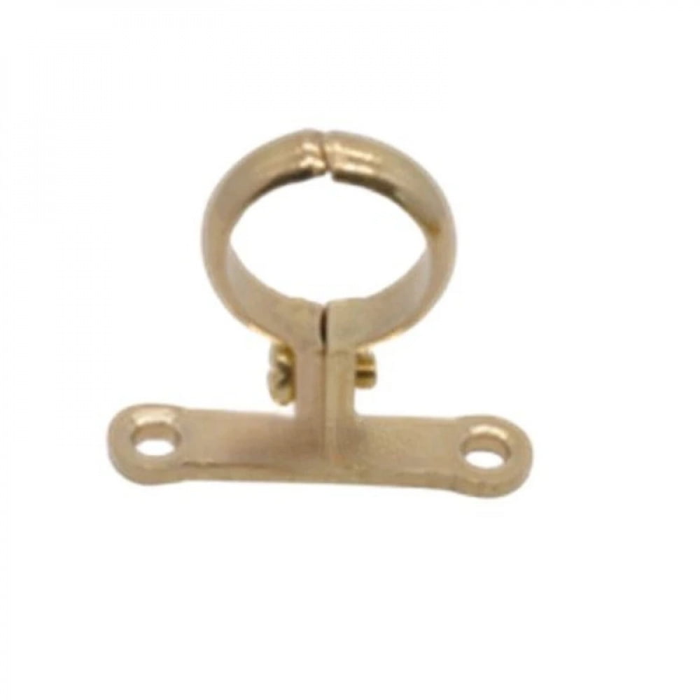 Fit 15 22 28 35 42 54mm OD Tube Brass Polishing Pipe Clamp Bracket Clip ...