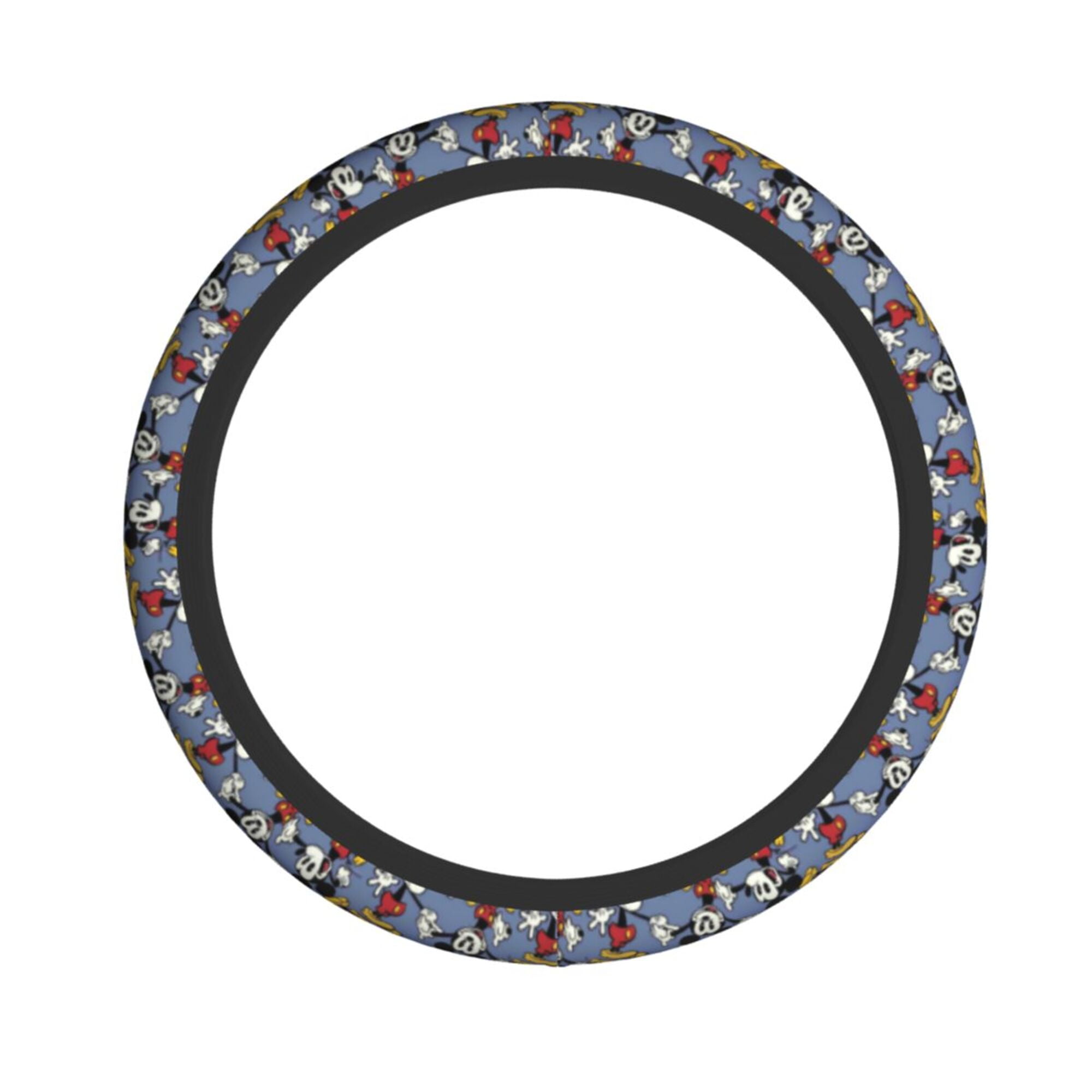 Fit 15 in Mickey mouse Car Steering Wheel Cover Elastic Comfortable ...