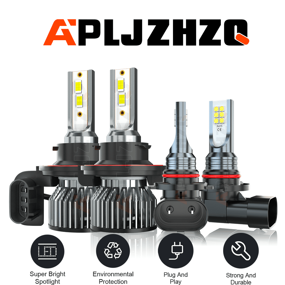 Fit 2005 Ford Excursion LED Headlight Hi/Lo Beam+Fog Light Bulbs Combo ...