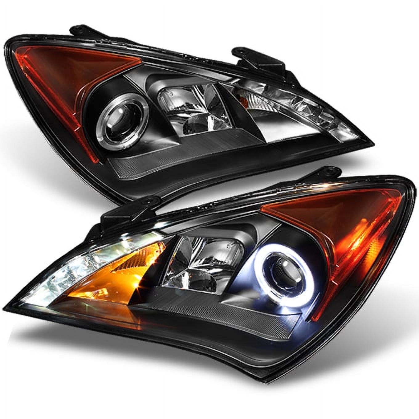 Spyder Hyundai Genesis 10-12 2Dr LED Tail Lights - Black Fits select ...