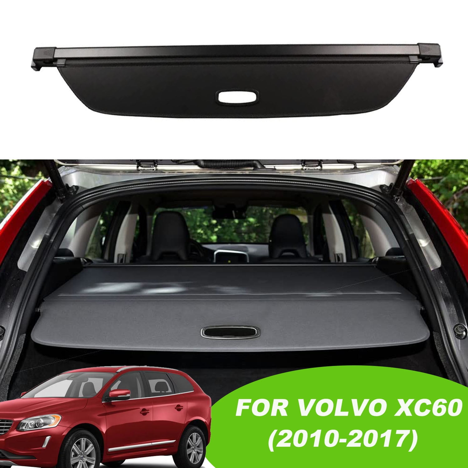 Fit 2010-2017 Volvo XC60 Retractable Cargo Cover for 2010 2011 2012 ...