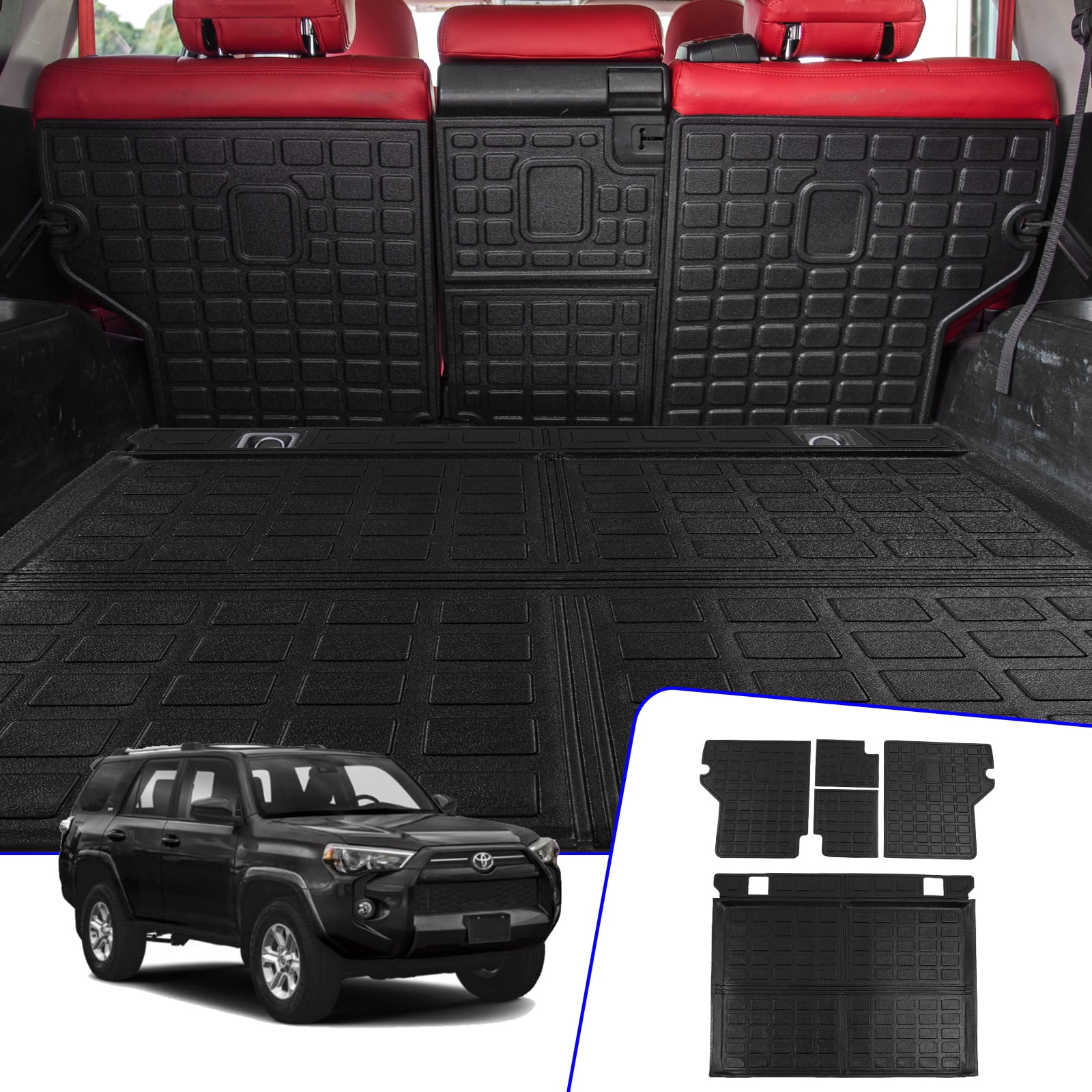 Fit 2010-2023 Toyota 4Runner Trunk Mat Cargo Mat Cargo Liner Back Seat ...